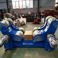 China 10 Ton Self Aligning Storage Tank Turning Rolls VFD Welding Rotator for Stainless Steel Tank for sale