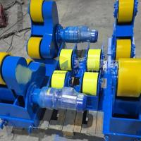 China 10 Ton Self Aligning Storage Tank Turning Rolls VFD Welding Rotator for Stainless Steel Tank for sale