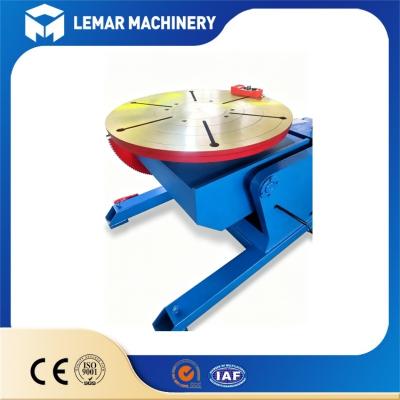 China 1 Ton Welding Positioner Automatic Rotary Welding Turntable for Cylinder Pipe Welding for sale