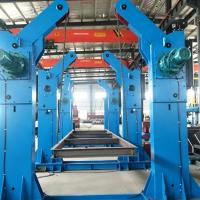 China Chain Type Welding Turning Over Machine For H Beam Steel Structure for sale