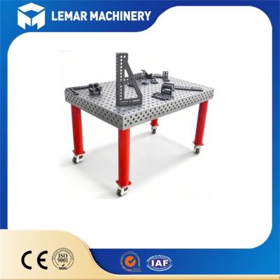 China Heavy Duty Steel D28 Welding Table with 45 Degree Angle Markings for sale
