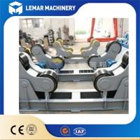 China 20 Ton Self‑Aligning PU Roller Welding Rotator for Tank Vessel Fabrication for sale
