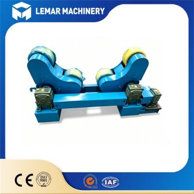 China 40 Ton Self‑Aligning Welding Rotator Wind Power Tower Section Girth Welding Machine for sale