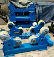 China 40 Ton Self‑Aligning Welding Rotator Wind Power Tower Section Girth Welding Machine for sale