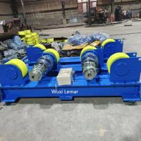 China 5Ton/10Ton/20Ton Tank Welding Roller, Adjustable Roller Spacing Welding Rotator for sale