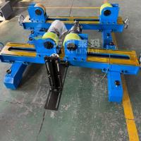 China 5Ton/10Ton/20Ton Tank Welding Roller, Adjustable Roller Spacing Welding Rotator for sale