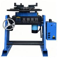 China 200kg Benchtop Welding Positioner, Welding Turntable with Clamp Chuck for Pipe Welding for sale
