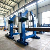 China 20 Ton Steel Structure H Beam Tilter Machine Heavy Duty Beam Turning Rotator for sale
