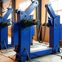 China 20 Ton Steel Structure H Beam Tilter Machine Heavy Duty Beam Turning Rotator for sale