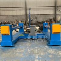 China 5 Ton Head Tail Welding Positioner, Robot Linkable Automatic Rotary Positioner for Cylinder Vessel Welding for sale
