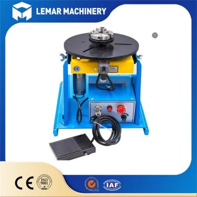 China BY-10 10kg Welding Positioner with 3-Jaw Chuck Foot Pedal Control for sale
