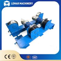China 5 Ton Welding Rotator Manual Roller Spacing Adjustment for sale