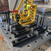 China D28 3D Welding Table with 28mm Hole Diameter, Nitrided Surface, and Five-Side CNC Machined for Precision Metal Fabrication for sale