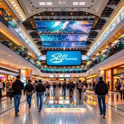 China P2 Full Color Digital Indoor LED Display Screen 2mm Pixel Pitch 100,000 Hours Lifespan Ceiling Mounted for sale