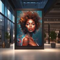 China Digital P4 Indoor LED Display Screen with 4mm Pixel Pitch, 500cd/㎡ Brightness and 100,000 Hour Lifespan for sale