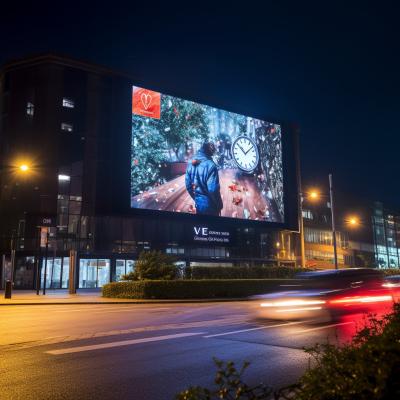 China 3mm Outdoor LED Advertising Screen Panel with 160° Viewing Angle and 100,000 Hour Lifespan for Wall Mounted Digital Signage for sale