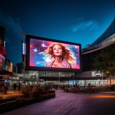 China Outdoor P3.91 Fixed LED Advertising Display - 3840×2160 Resolution, 100000 Hours Lifespan for sale