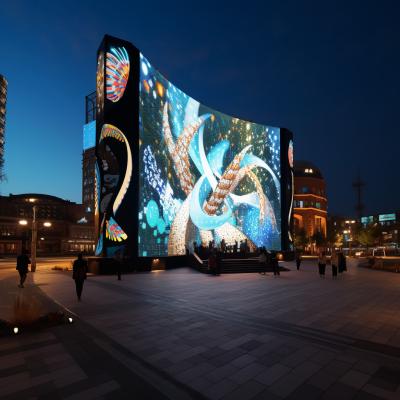 China P4 LED Outdoor Advertising Display Screen 3840x2160 Resolution -20°C to 80°C Operation for sale