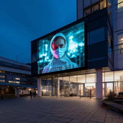 China P4 Outdoor LED Advertising Screen with 160° Viewing Angle, 3840x2160 Resolution, Custom Sizes for sale