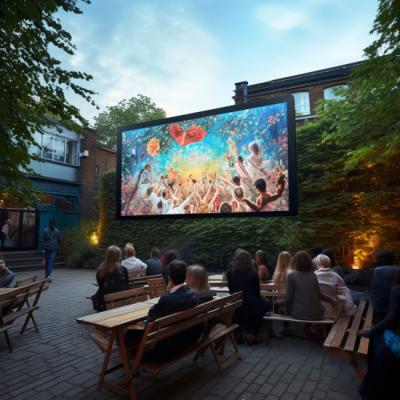 China P4.81 Outdoor Transparent LED Advertising Screen 3840x2160 Resolution 100000 Hour Lifespan for sale