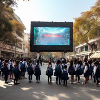 China Outdoor LED Advertising Screen with 3840×2160 Resolution and Modular Panels for Custom Digital Signage for sale