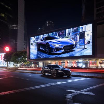China Custom P6 Outdoor LED Advertising Display 5500-8500nits Brightness 100000 Hours Lifespan for sale