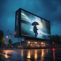China P3 Outdoor Digital Advertising LED Display 5500-8500nit Brightness Waterproof Custom Size for sale