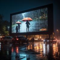 China Sealed P5 Outdoor Waterproof LED Display 5500-8500nit Brightness 5mm Pixel Pitch Custom Sizes for sale