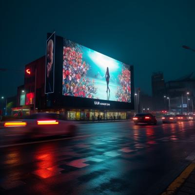 China P6 Outdoor Waterproof LED Display 6mm Pixel Pitch 5500-8500nit Brightness Custom Sizes ROHS Certified for sale