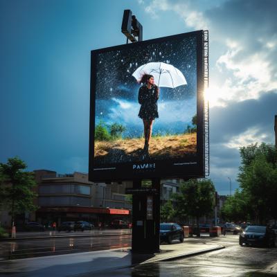 China P3 Waterproof LED Display Screen 3mm Pixel Pitch 5500-8500nit Brightness for Outdoor Advertising for sale