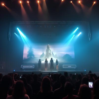 China Outdoor Modular Stage LED Screen Rental P3/P3.91 with 3840Hz Refresh Rate and 5500-8500nit Brightness - 2 Year Warranty for sale