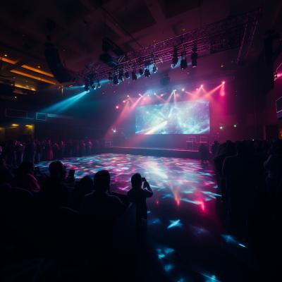 China Outdoor 3D LED Display Screen with 3840x2160 Resolution and 5500-8500nit Brightness for Stage Rentals for sale