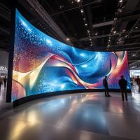 China P4 Flexible LED Panel with 5500-8500nit Brightness and Adjustable Color Temperature for Outdoor Display Applications for sale