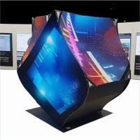 China Flexible Transparent LED Wall Display 5500-8500nit High Brightness Video Screen for Retail for sale
