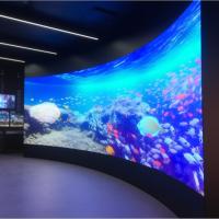 China P6 Flexible LED Screen Display Wall with Wide Viewing Angle and Low Power Consumption for Commercial Applications for sale