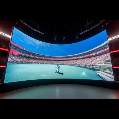 China P4.81/P5/P6 Flexible LED Panel Video Screen Display with 5500-8500nit Brightness and Wide Viewing Angle for sale