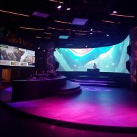 China P6 Curved LED Screen Module with 1.53-4mm Pixel Pitch and 1500-5000cd/m² Brightness for Custom Display Walls for sale
