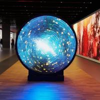China IP65 Curved LED Display with 3840Hz Refresh Rate and 100,000 Hour Lifespan for Indoor Digital Signage for sale