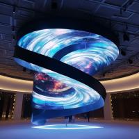 China P3 Curved LED Screen with 14-bit Gray Scale and 3840Hz Refresh Rate for Indoor/Outdoor Display for sale