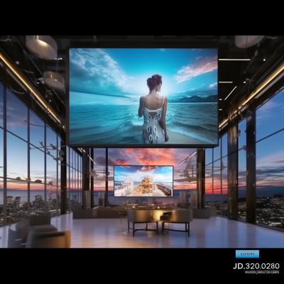 China Brightness P2 Indoor Fixed LED Display 1500 Nits 8ms Response Time with Remote Control and HDMI Connectivity for sale