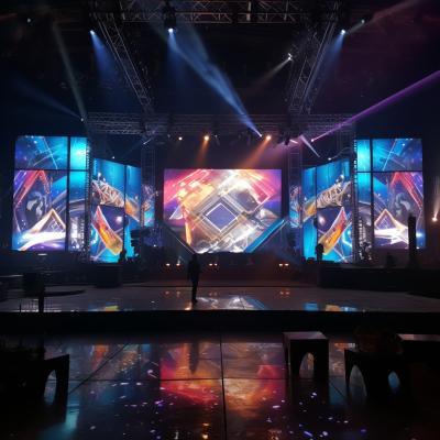 China P6 LED Video Wall Rental 3840x2160 Resolution Weatherproof Display for Events and Exhibitions for sale
