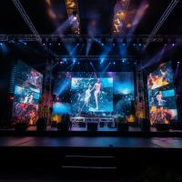 China Indoor P4 P5 P6 LED Video Wall Rental - 3840x2160 Resolution 100000 Hours Service Life for sale