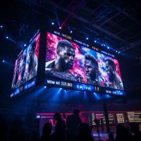 China 6500nits LED Stadium Display Board AC220V 16.7M Colors IP65 Rated 100,000 Hours Lifespan for sale