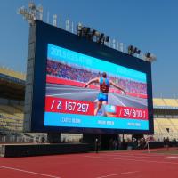 China IP65 Outdoor Stadium LED Display P6 P5 Panel with 6500 Nits Brightness and 100,000 Hour Lifespan for sale