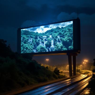 China Digital Advertising LED Billboard 2.5mm-10mm Pixel Pitch Outdoor Display with 7000cd/㎡ Brightness and IP65 Rating for sale