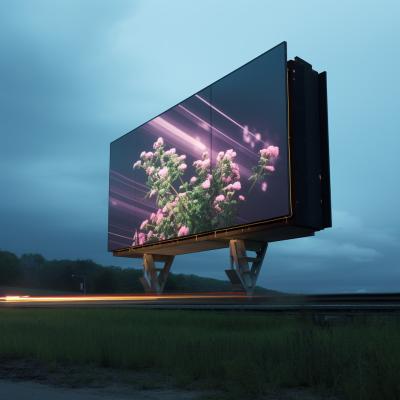 China 6500K Outdoor LED Digital Signage Display with 7000cd/㎡ Brightness and IP65 Rating for Custom Billboard Applications for sale