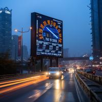 China Outdoor LED Advertising Billboard IP65 Rated 7000cd/m² Brightness 100000 Hour Lifespan for sale