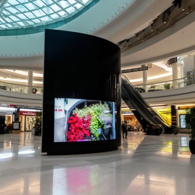 China P5/P6 LED Digital Advertising Billboard with IP65 Rating, 7000cd/㎡ Brightness, and 100,000 Hour Lifespan for sale