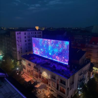 China 6500K LED Advertising Billboard Sign with 140° Viewing Angle, IP65 Rating, and 100,000-Hour Lifespan for sale