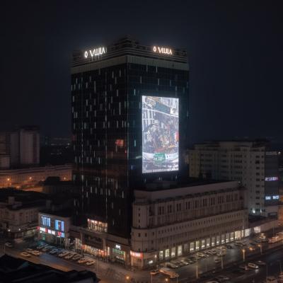 China P3 High Definition LED Advertising Billboard 3840Hz Refresh Rate 7000cd/㎡ Brightness Custom Sizes for sale